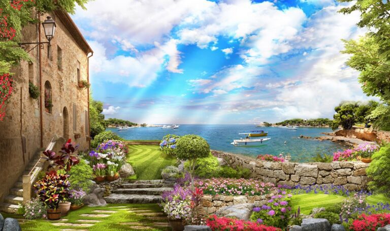 Bild Meerblick - Fototapetenwelt.de