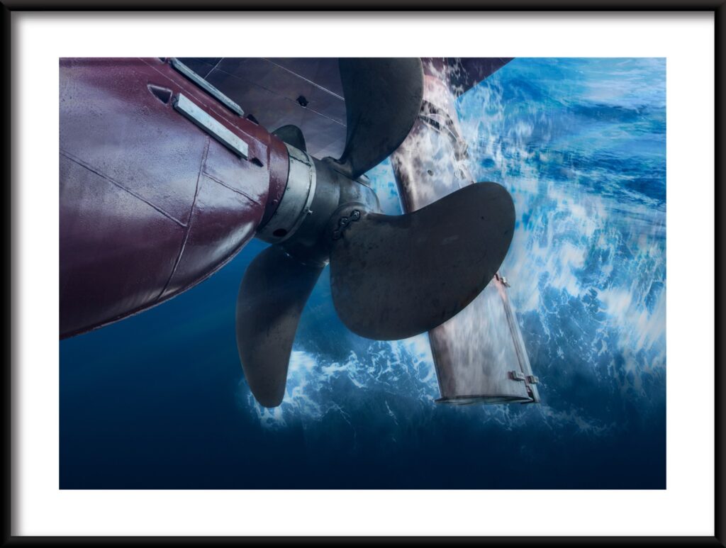 Poster Schiffspropeller - Fototapetenwelt.de