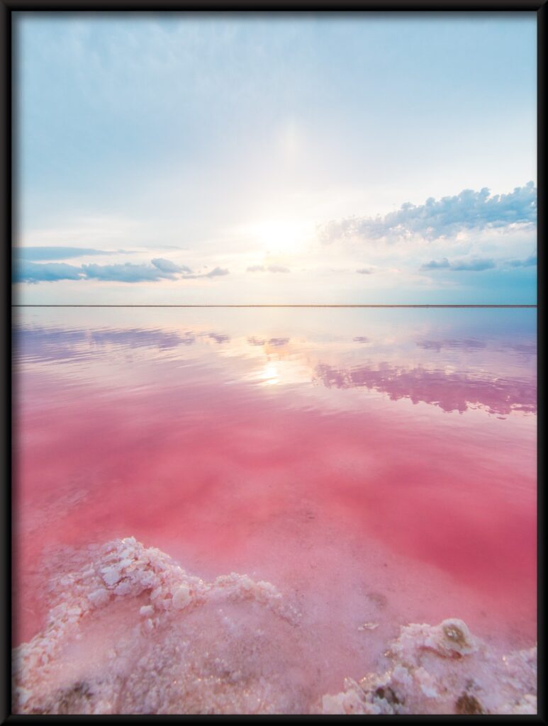 Poster Rosa See - Fototapetenwelt.de