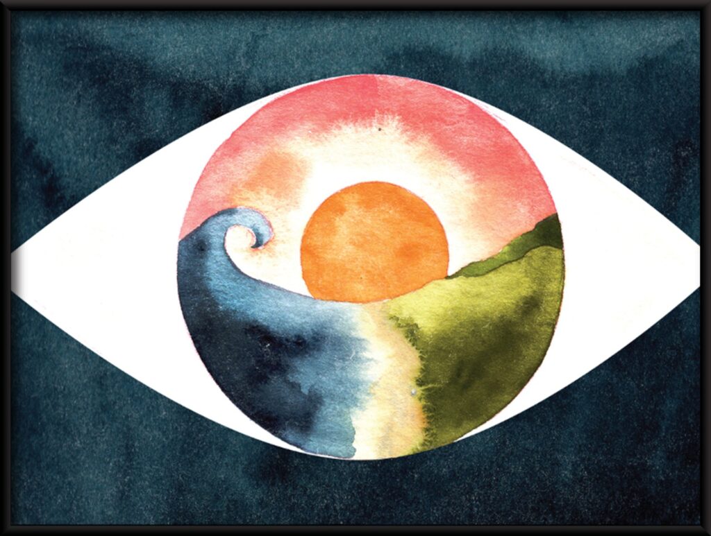 Poster Big Eye - Fototapetenwelt.de