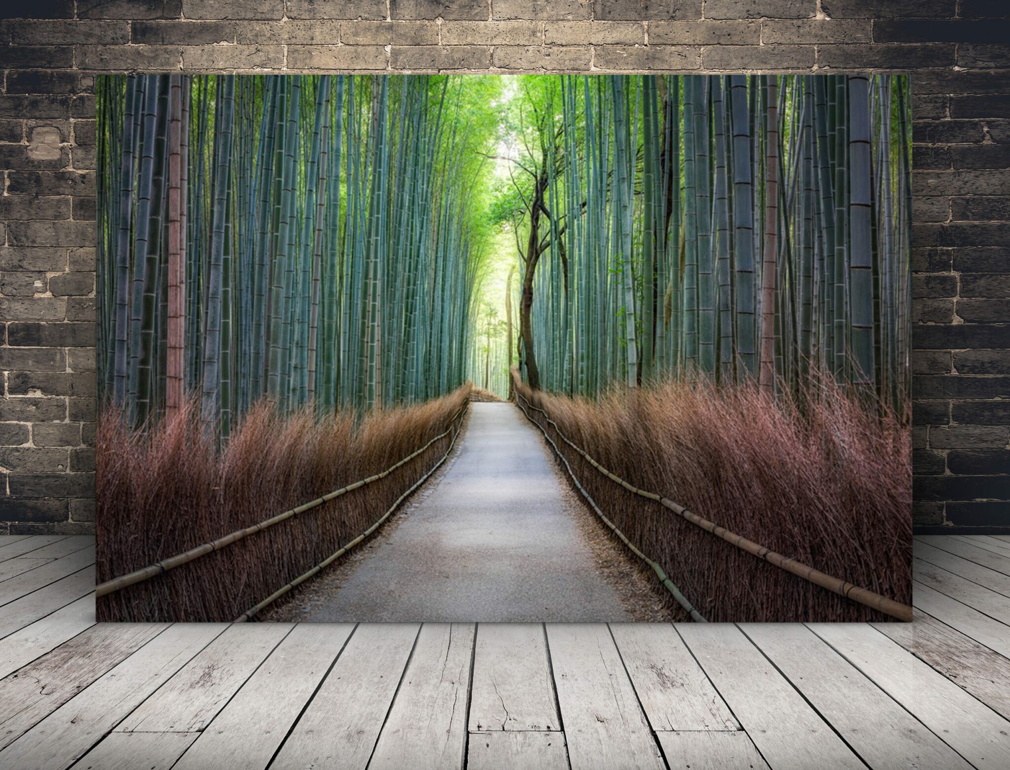 Bild-Wald in Japan - Fototapetenwelt.de